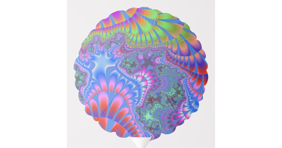 Blue Rainbow Melt Balloon | Zazzle
