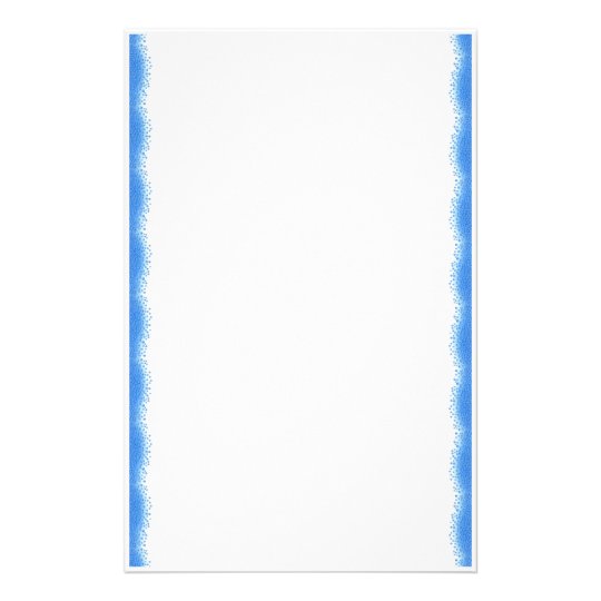 Blue Raindrops Border Stationery | Zazzle.com