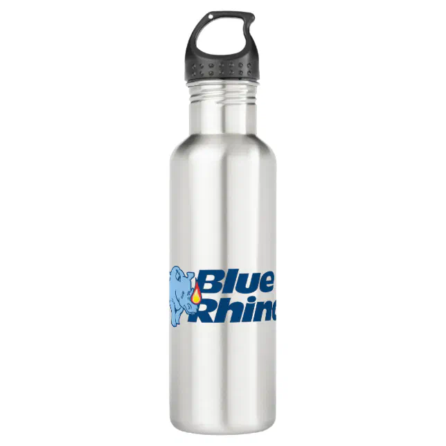 Blue Rhino Stainless Steel Water Bottle | Zazzle