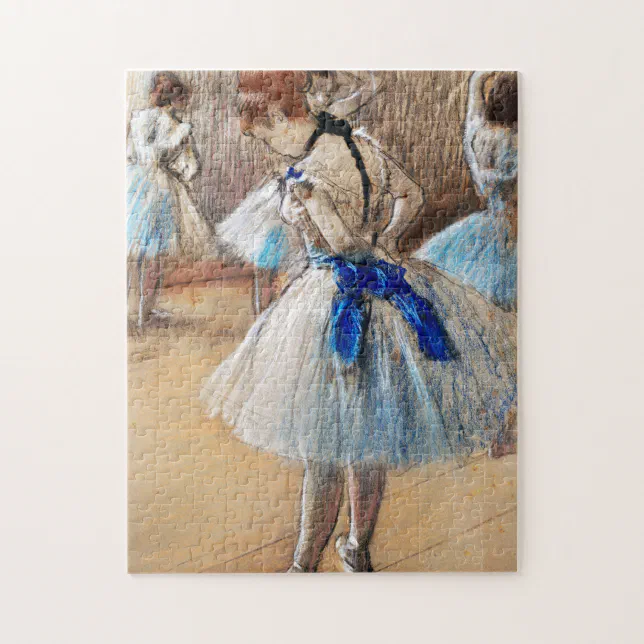 Blue Ribbon Dancer, Edgar Degas Jigsaw Puzzle | Zazzle