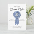 Blue Ribbon Family Reunion Family Games Night Invitation | Zazzle