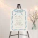 Blue Ribbon Oh boy Baby Shower Welcome Foam Board | Zazzle