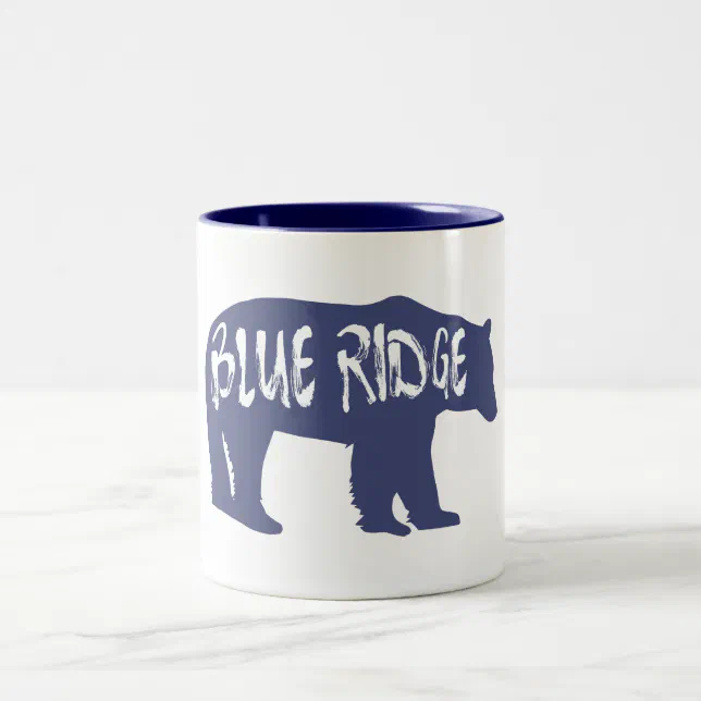 Blue Ridge Bear Two-Tone Coffee Mug | Zazzle