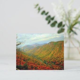 Blue Ridge Mountain Range of North Carolina Postcard | Zazzle