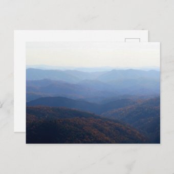 Blue Ridge Mountains, North Carolina Postcard | Zazzle