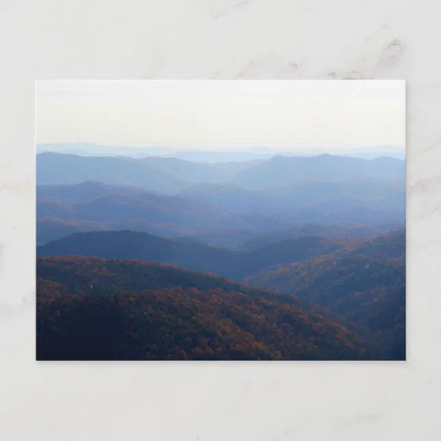 Blue Ridge Mountains, North Carolina Postcard | Zazzle