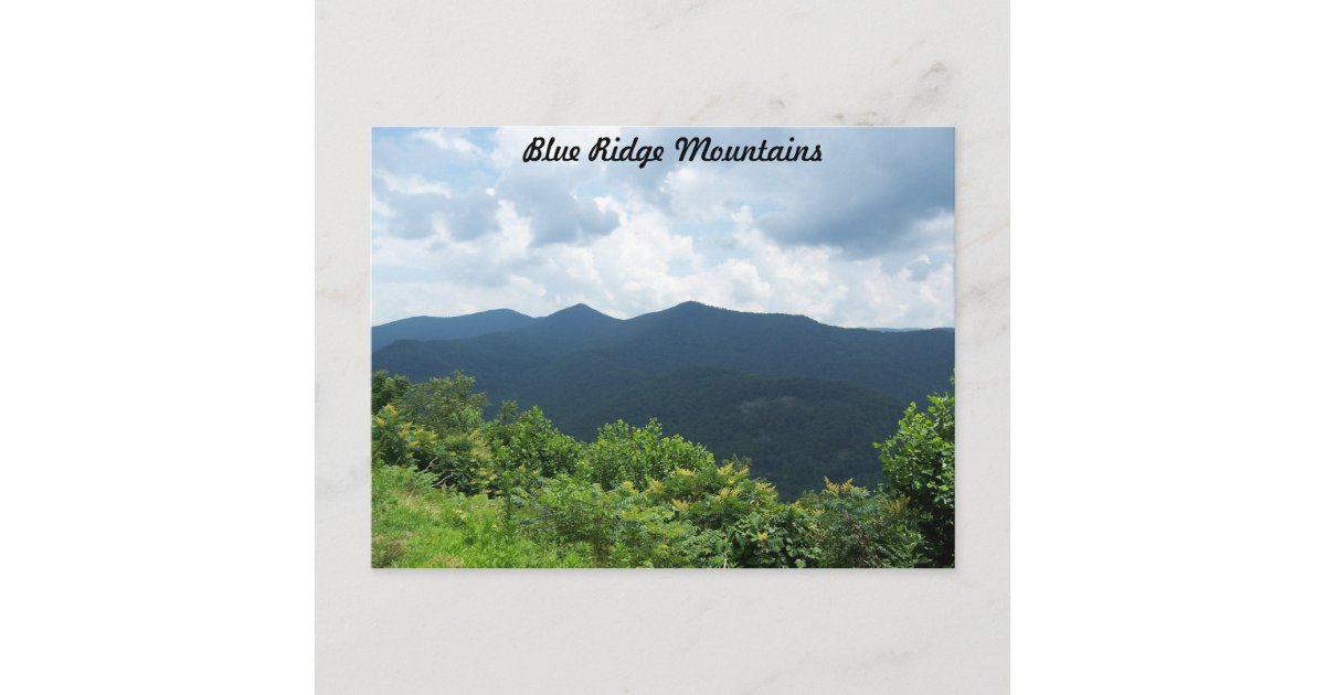 Blue Ridge Mountains Postcard | Zazzle