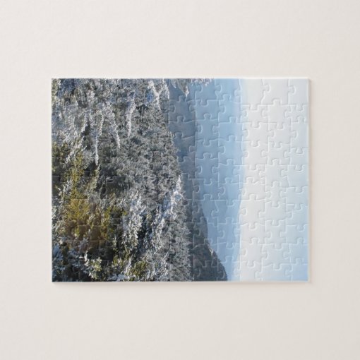 Blue Ridge Mountains Winter Jigsaw Puzzle | Zazzle