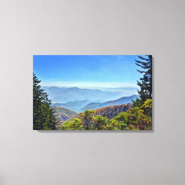 Blue Ridge Parkway Canvas Print | Zazzle