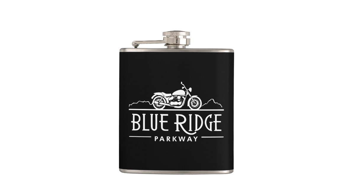 Blue Ridge Parkway Motorcycle Flask | Zazzle