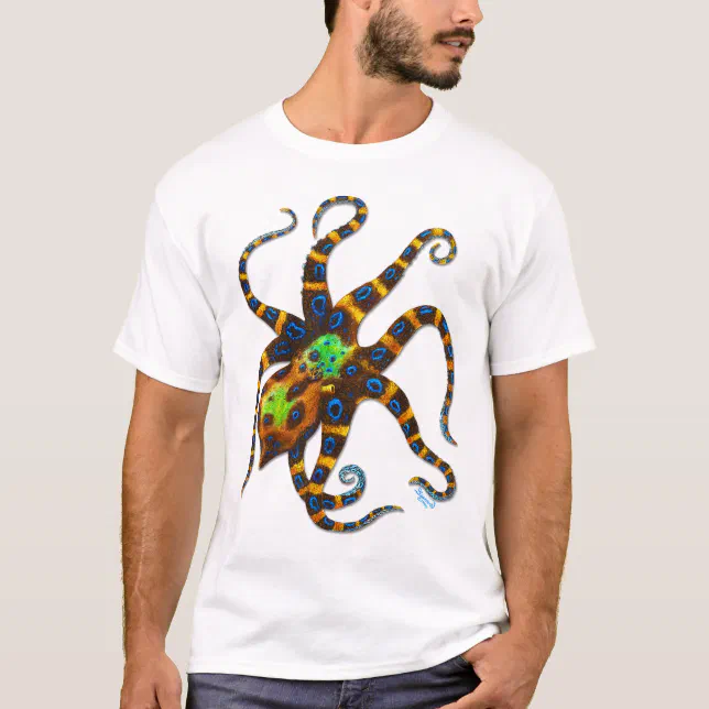 Blue Ringed Octopus T-Shirt | Zazzle