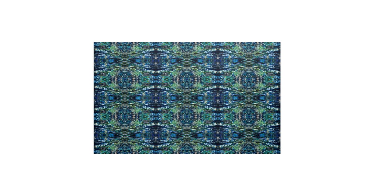 Blue River Fabric | Zazzle