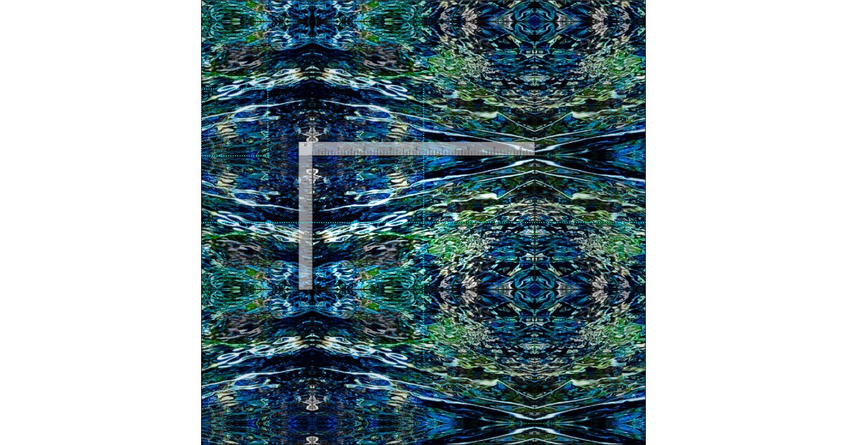 Blue River Fabric | Zazzle