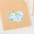 Blue Rose Sticker | Zazzle