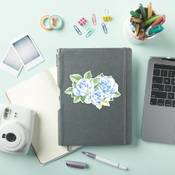 Blue Rose Sticker | Zazzle