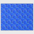 Blue Rose Wrapping Paper Romantic Rose Paper | Zazzle