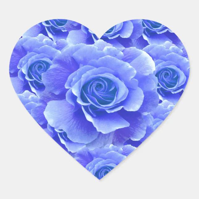 Blue Roses Sticker | Zazzle