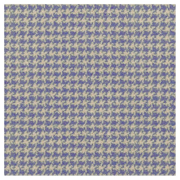 Light blue houndstooth fabric | Zazzle