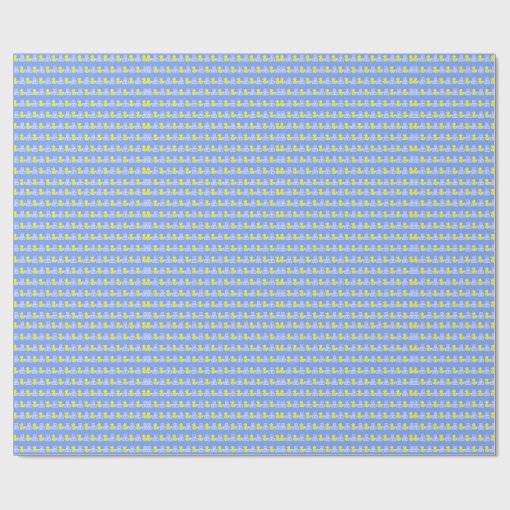 Blue Rubber Duck Wrapping Paper | Zazzle