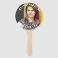 Blue School Colors, 2020 Personalized Graduation Hand Fan | Zazzle