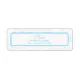 Blue Scroll Christening Address Label | Zazzle