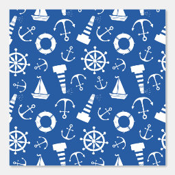 Blue Sea Pattern Wallpaper | Zazzle