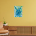 Blue Sea Turtle Poster | Zazzle