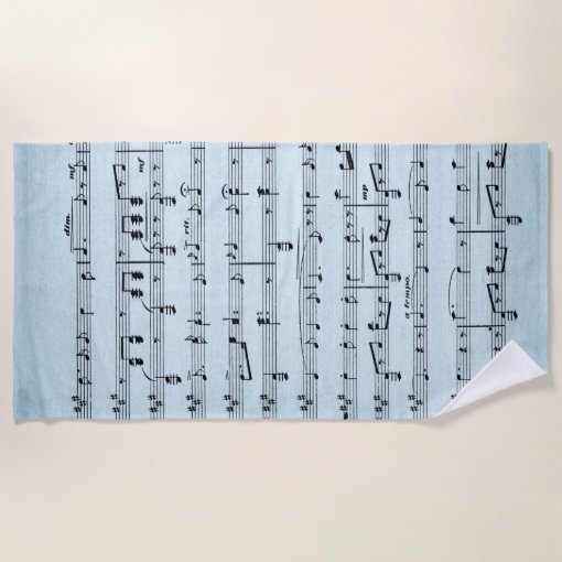 Blue Sheet Music | Zazzle