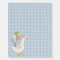 Blue Silly Goose Gingham Birthday Welcome Sign | Zazzle