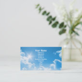 Blue Sky Business Card | Zazzle