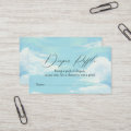 Blue Sky Cloud Diaper Raffle Insert Card | Zazzle