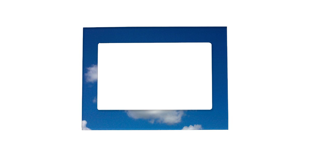 Blue Sky Photo Frame | Zazzle