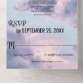 Blue sky romantic All in One Wedding Invite | Zazzle