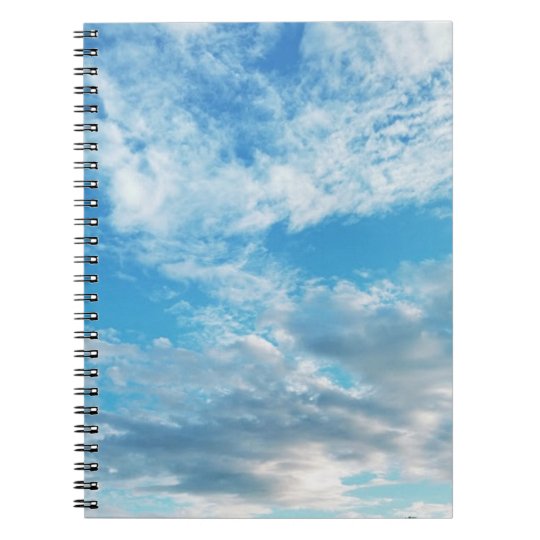 Blue Sky Themed Photo Notebook (80 Pages B&W) | Zazzle.com