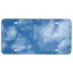 Blue Sky with Clouds Nature Photography License Plate | Zazzle