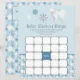 Blue Snowflake Polar Bear Baby Shower Bingo Game | Zazzle