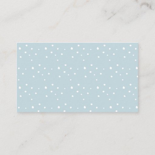 Blue Snowflakes Baby Shower Books for Baby Enclosure Card | Zazzle