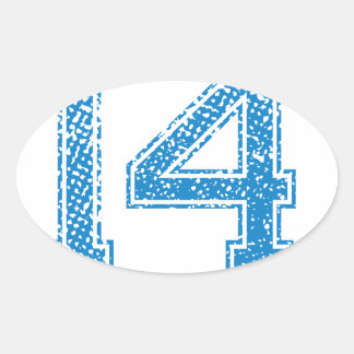 Number 14 Stickers | Zazzle