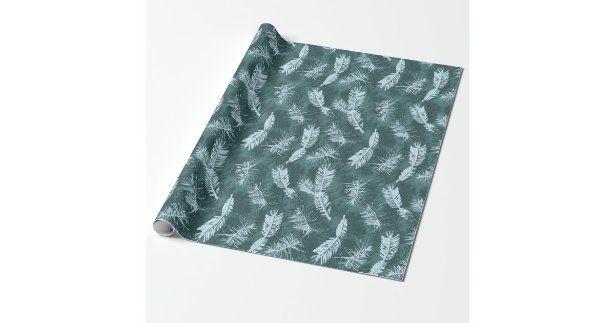 Blue Spruce Wrapping Paper | Zazzle