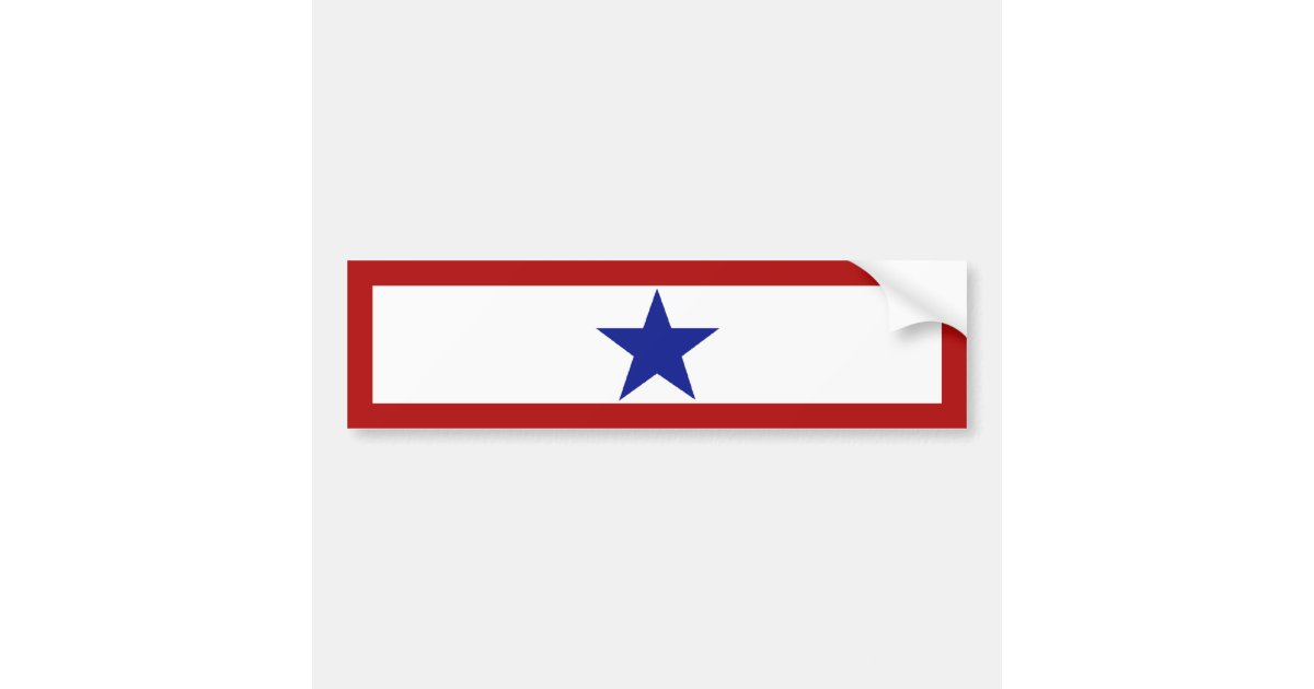 Blue Star Mom Bumper Sticker | Zazzle