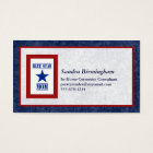 Air Force blue (USAF) Leather Look Professional Business Card | Zazzle.com