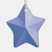 Blue Star Ornament Customizable Template | Zazzle