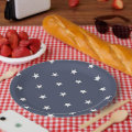 BLUE STAR Paper Plates BEALEADER | Zazzle