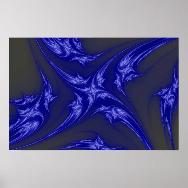 blue star poster | Zazzle