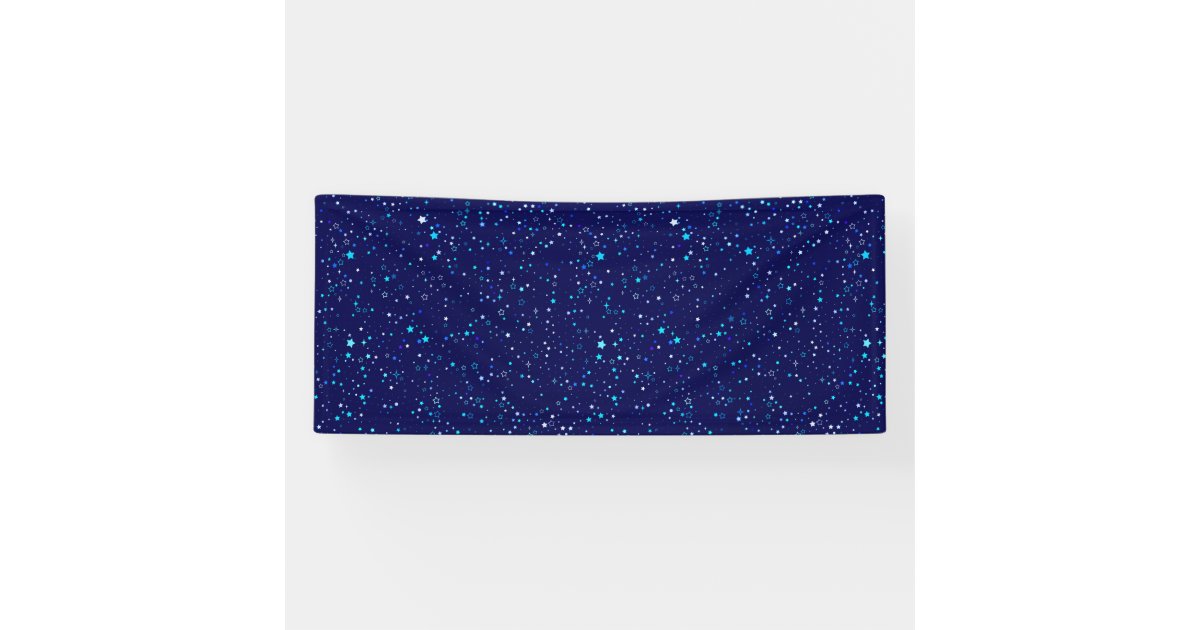 Blue Stars 2 Banner | Zazzle