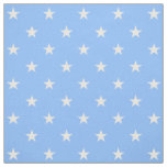 Blue Snowflake Fabric | Zazzle