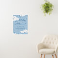 Blue Stars Oh Baby Boy Baby Shower Welcome Foam Board | Zazzle
