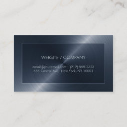 Blue Steel Look Business Card | Zazzle