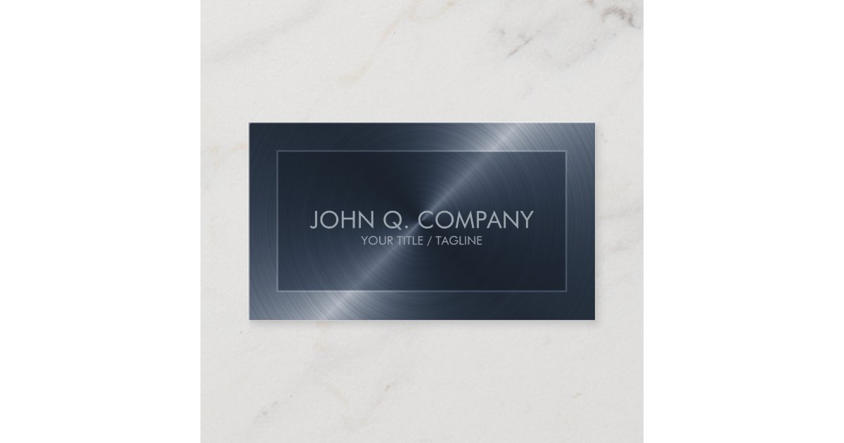 Blue Steel Look Business Card | Zazzle
