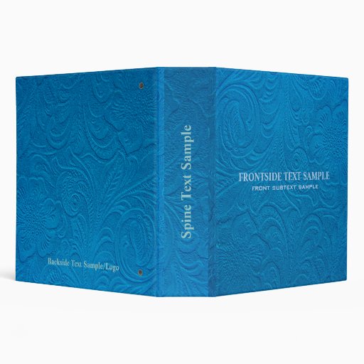 Embossed Binders, Custom Embossed 3 Ring Binder Designs
